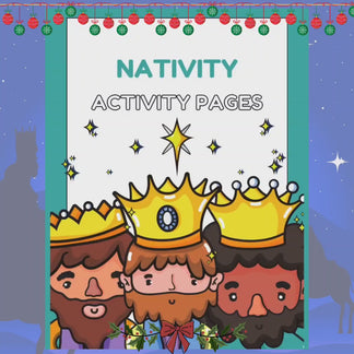 Nativity Christmas Activity Bundle Ages 4-9 Printable & Digital ...
